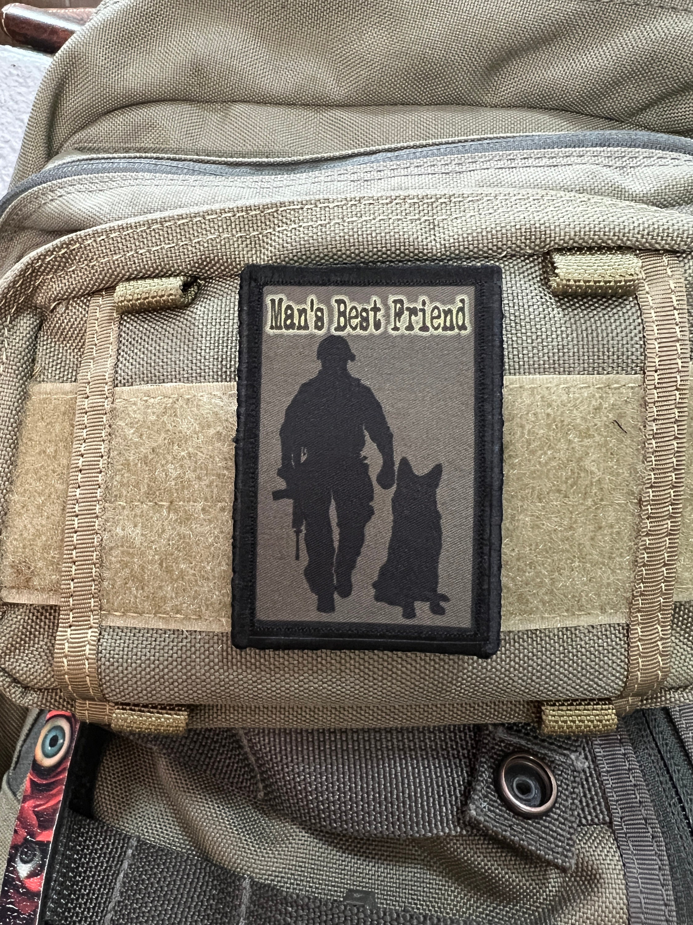 Man's Best Friend Morale Patch: Soldier Service Dog Bond, USA Made - Etsy