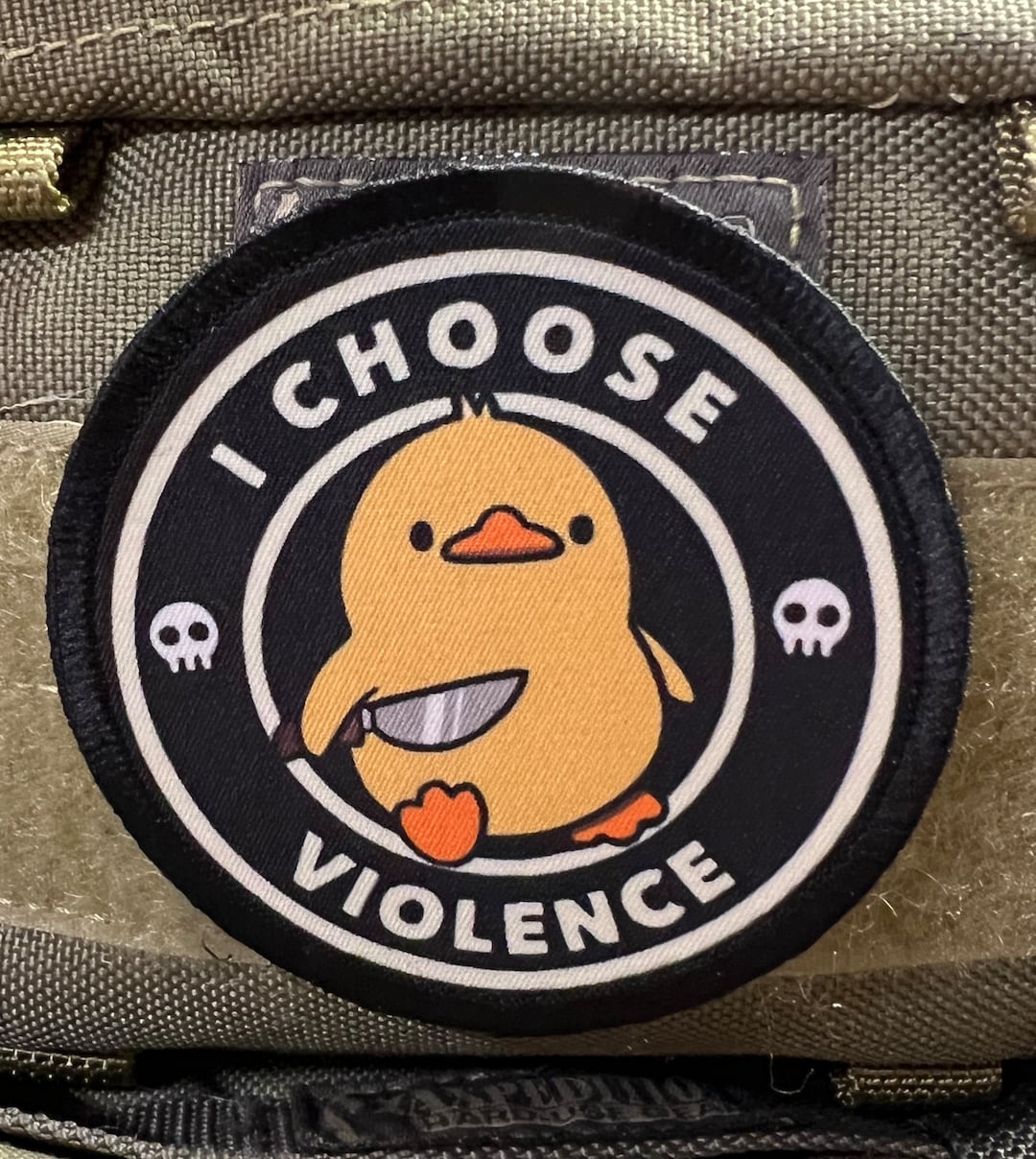 I Choose Violence Funny Morale Patch Hook and Loop Custom Patch 3 ...