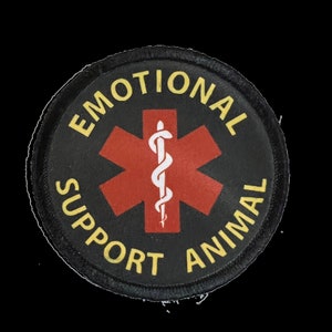 Emotional Support Animal Morale Patch- K9, Dog Vest, Canine, Made in ...