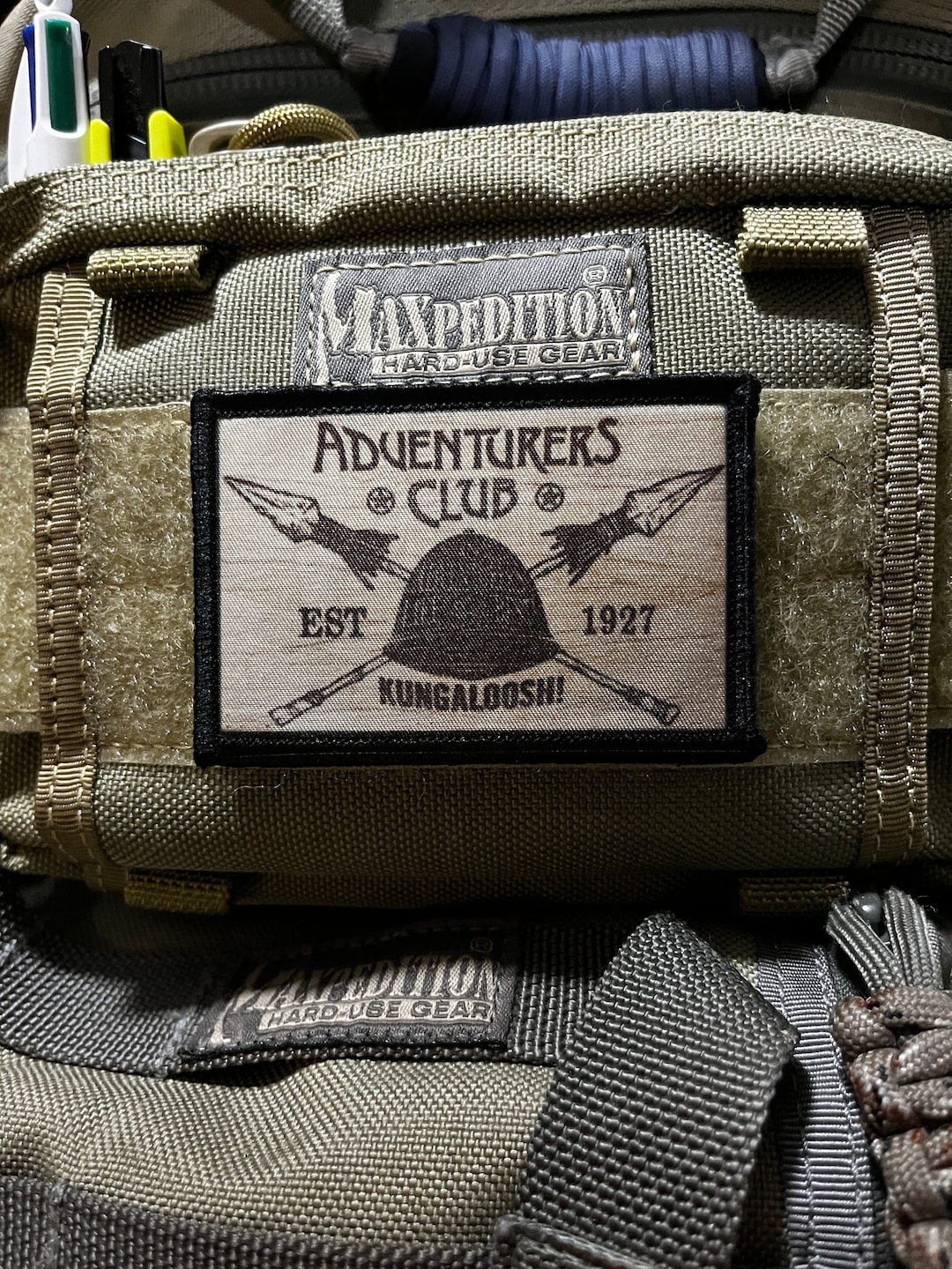Adventurers Club Morale Patch- Hook and Loop 2x3" - Etsy