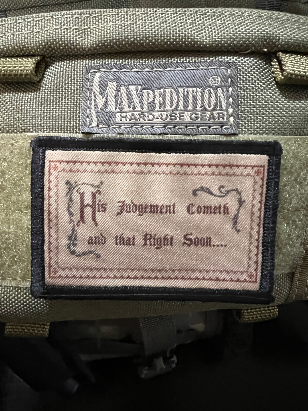 Shawshank Warden Sign Morale Patch- Hook and Loop Patch 2x3" Made in ...