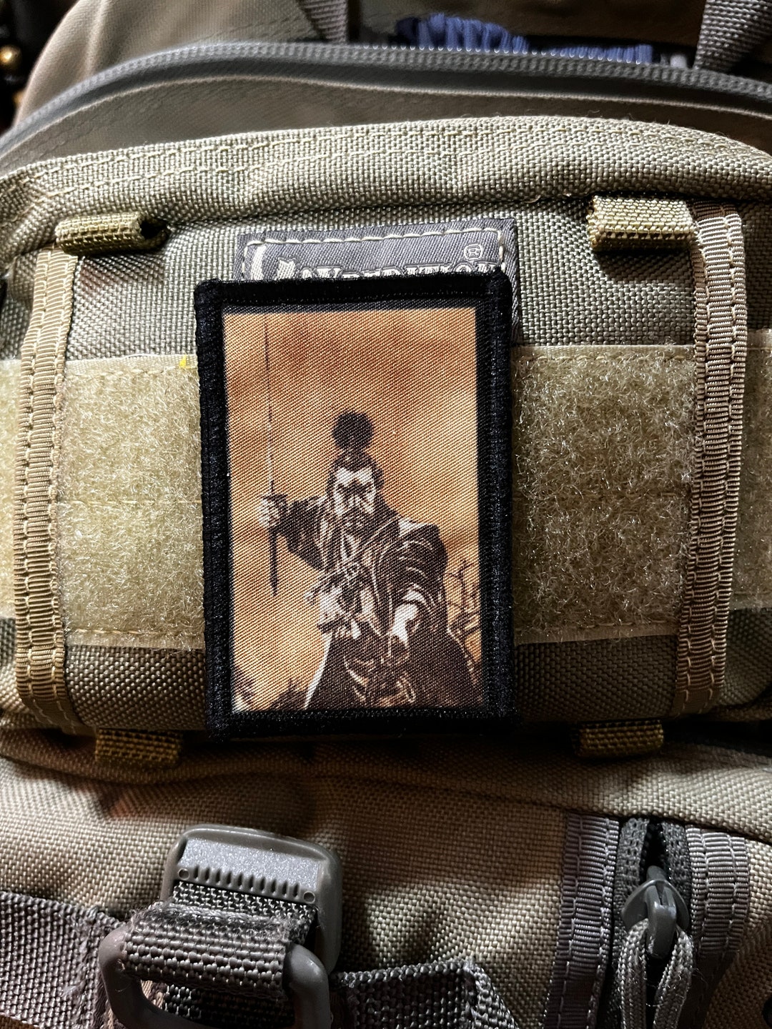 Samurai Warrior Morale Patch- Hook and Loop Patch 2x3" Made in the USA ...