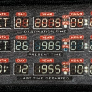 Time Machine Morale Patch- Hook and Loop Patch 2x3" Made in the USA! - Etsy
