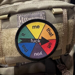 F_ck Spinner Wheel Funny Morale Patch Made in the USA! - Etsy