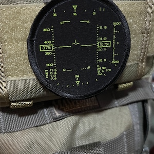 F14 Tomcat HUD Heads up Display 3'' Morale Patch- Hook and Loop Custom ...