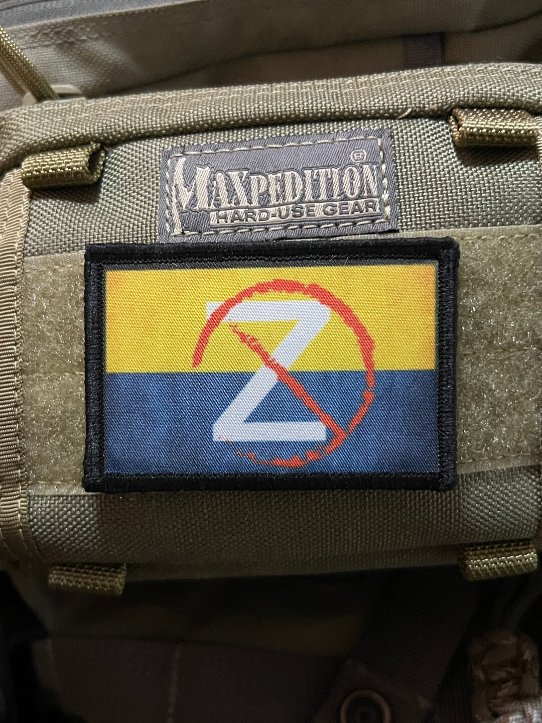 Full Color Stop Russian Z Ukraine Morale Patch- Hook and Loop Custom ...