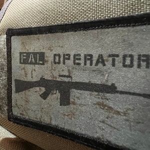 FAL Operator Morale Patch Hook and Loop Custom Patch 2x3 Made in the ...