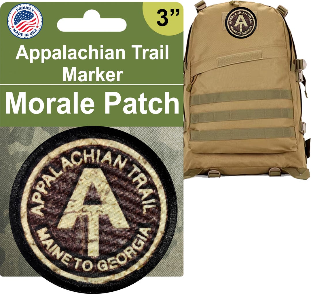 Appalachian Trail Marker Morale Patch: Hiker Gear, USA Made (3") - Etsy