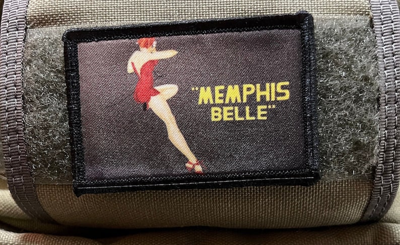 Memphis Belle WWII Bomber Nose Art Morale Patch Hook and Loop - Etsy