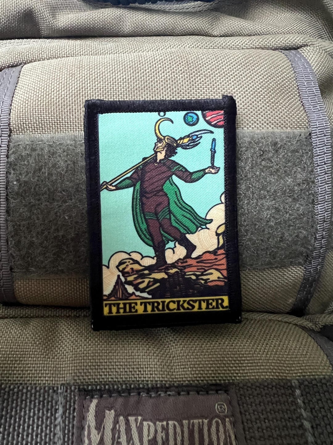 Loki Tarot Card Morale Patch – the Trickster, Hook and Loop (2x3") - Etsy