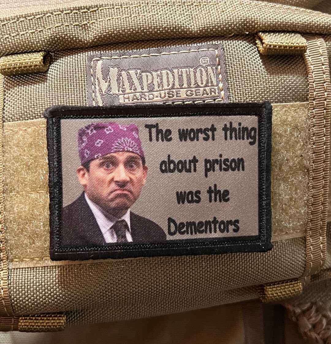 2x3 Prison Mike Dementors Morale Patch- Hook and Loop Patch Made in the ...