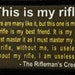 The Rifleman's Creed Morale Patch- Hook and Loop Custom Patch 2x3" Made ...