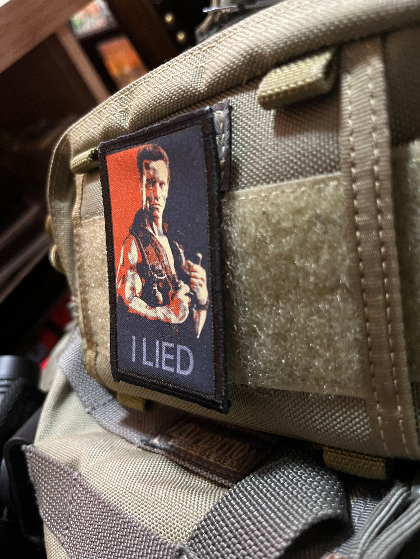 Commando I Lied Morale Patch Hook and Loop Custom Patch 2x3 Made in the USA - Etsy