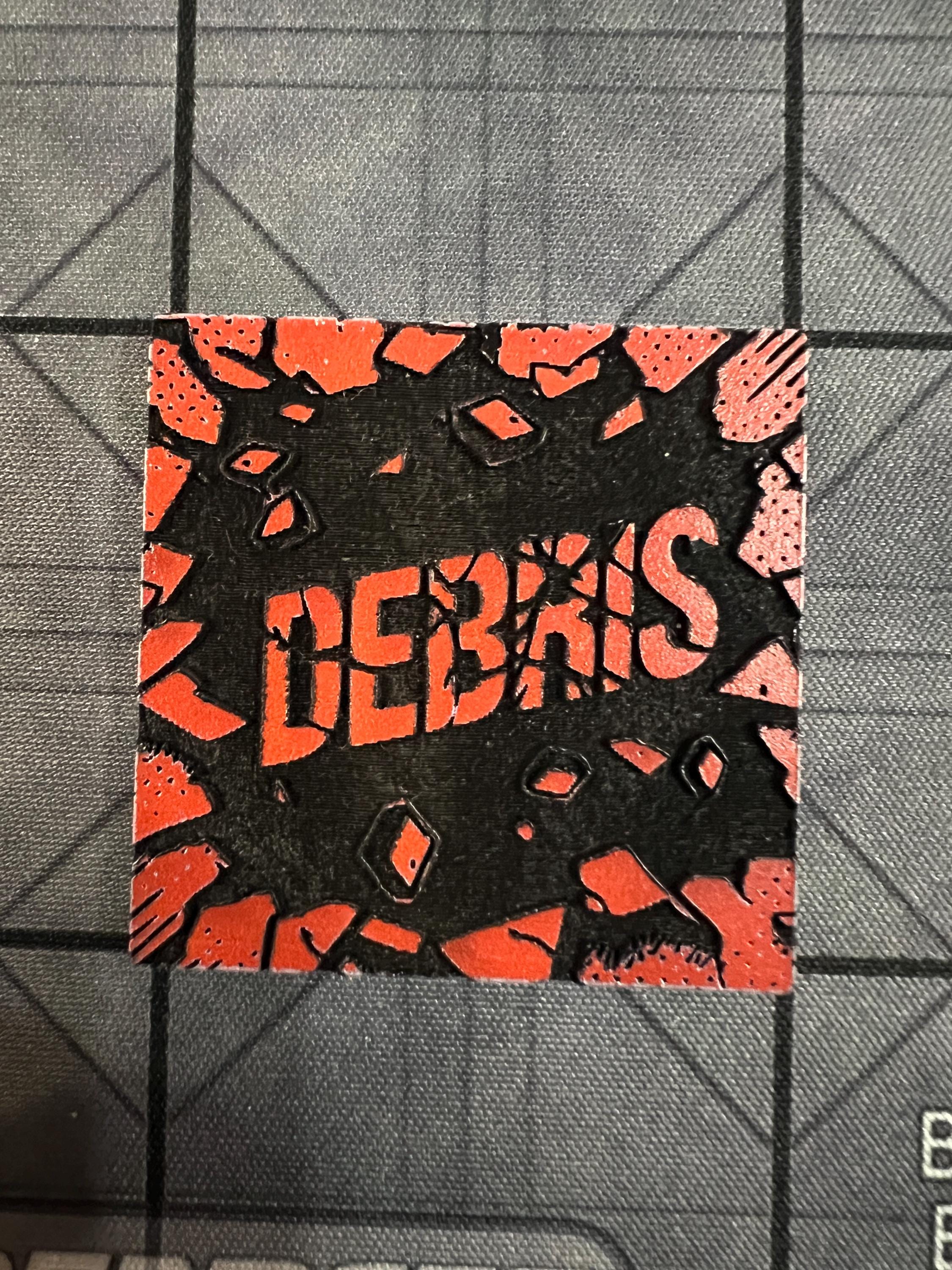 Fan Made Custom 3D Heroclix Debris Terrain Tiles Tokens (4 Pieces) - Etsy