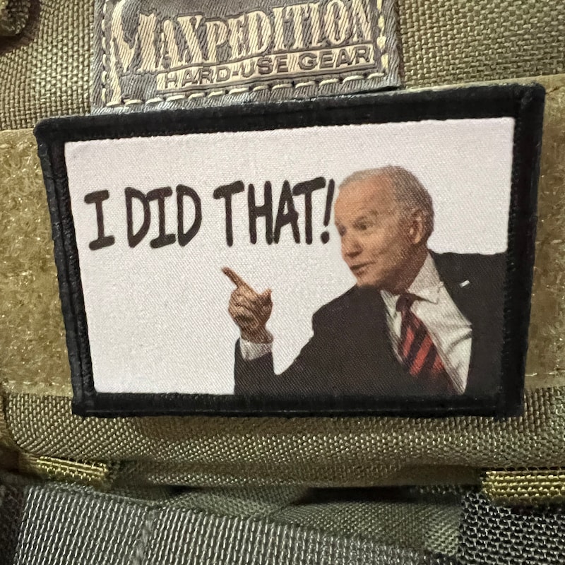 Joe Biden I Did That Sticker - Etsy