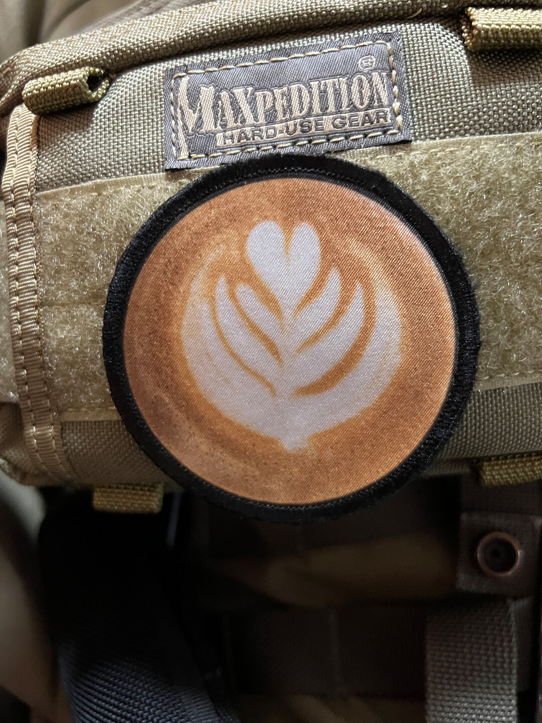 Latte Art Morale Patch: Coffee Foam Design (2x3", 3") - Etsy