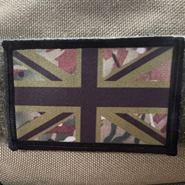 Hook and Loop Union Jack Patch - Etsy