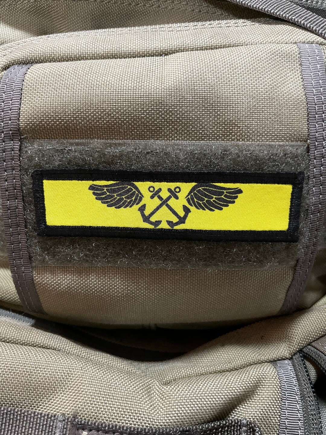 Navy Yellow Shirt Morale Patch 1x4" Made in the USA! - Etsy