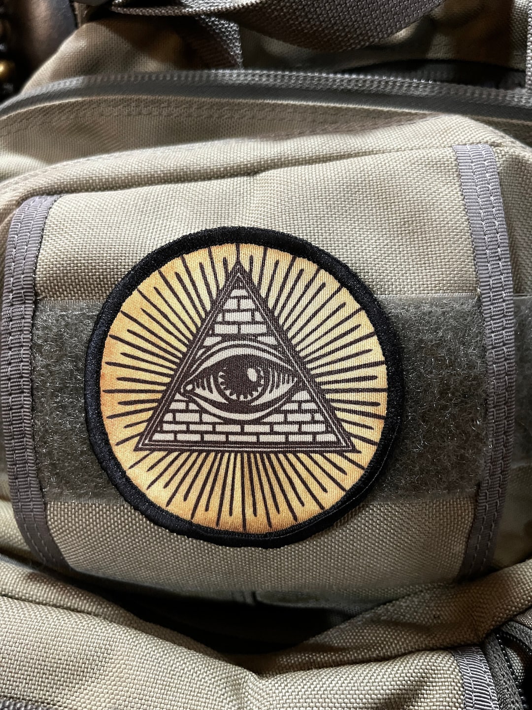 Illuminati All Seeing Eye Morale Patch - 3" Hook and Loop - Etsy Australia