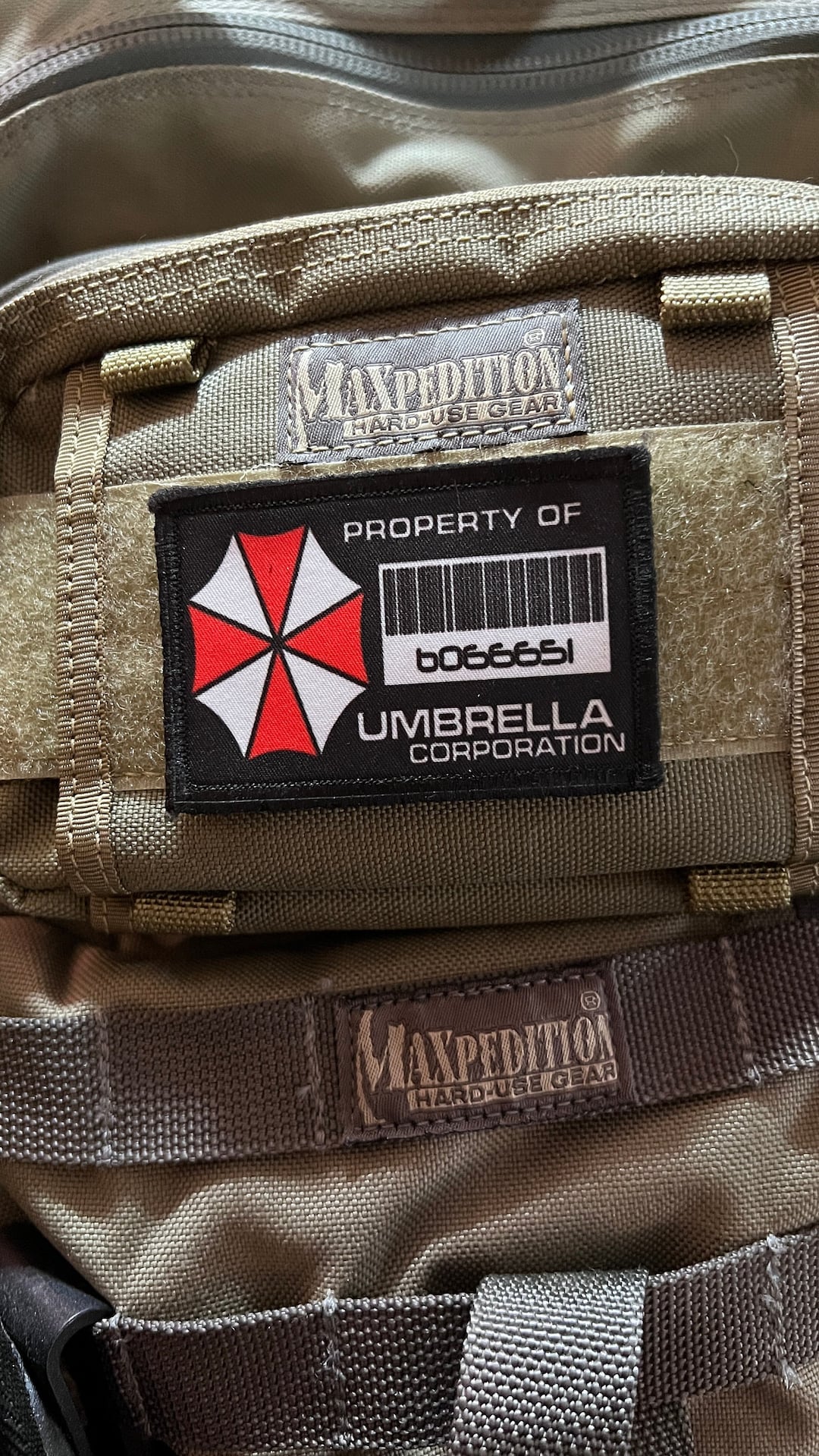 Property of Umbrella Corporation Morale Patch- Hook and Loop Patch 2x3" Made in the USA! - Etsy