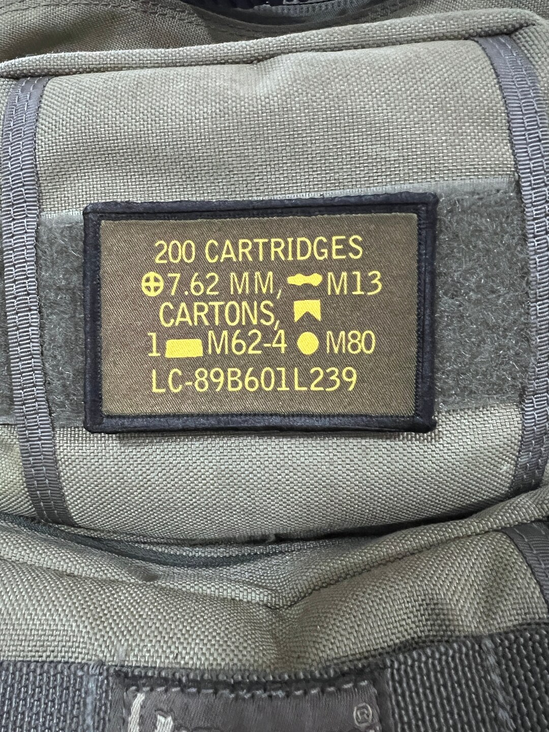 308 Ammo Can Morale Patch- Hook and Loop Custom Patch 2x3" Made in the ...