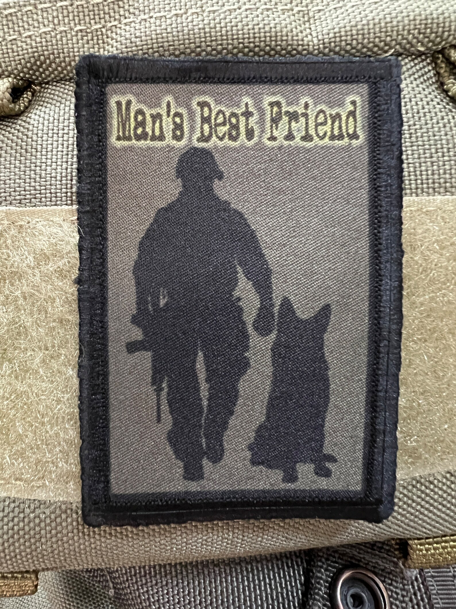 Man's Best Friend Morale Patch: Soldier Service Dog Bond, USA Made - Etsy