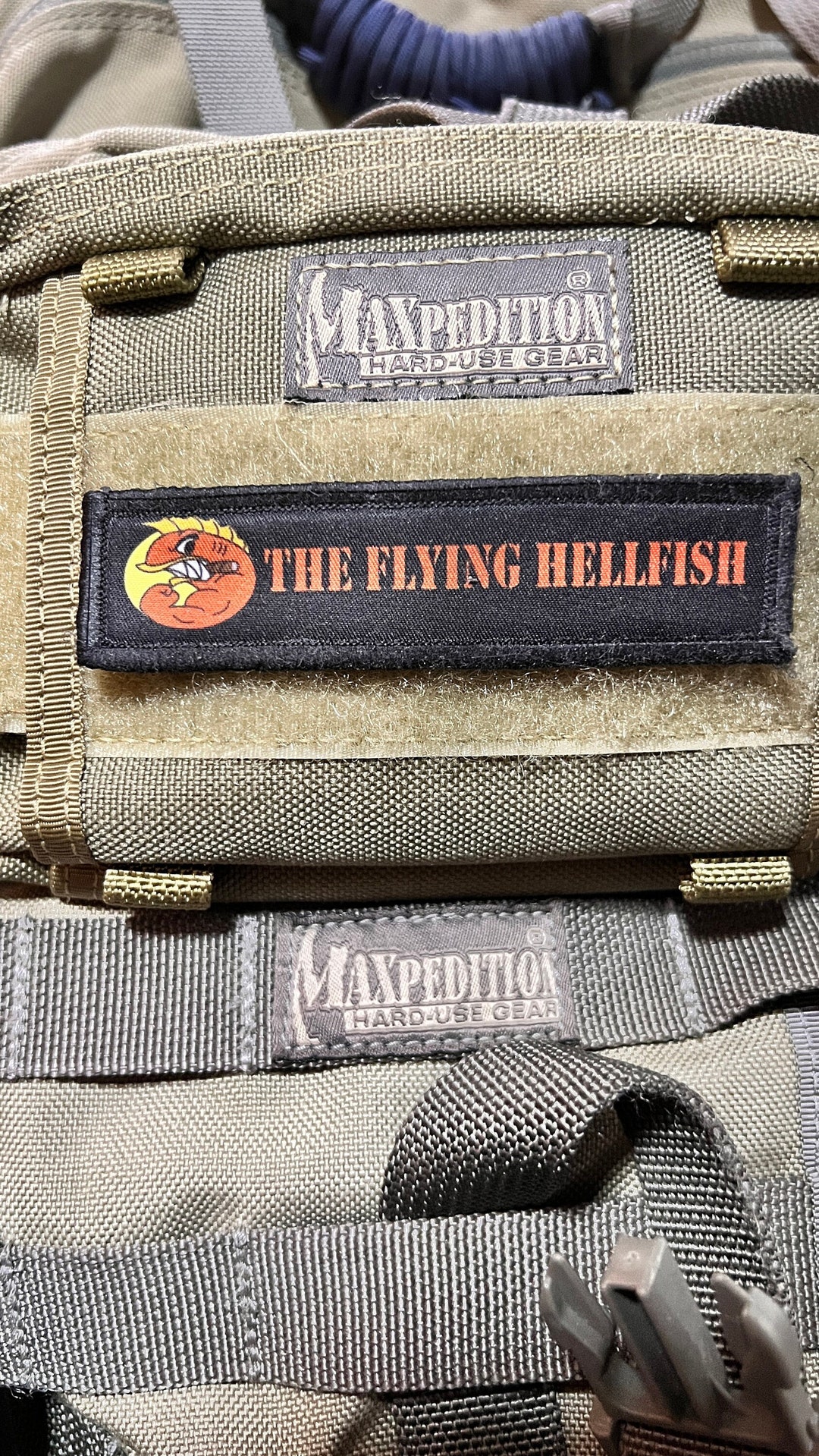 The Flying Hellfish Morale Patch 1x4" Made in the USA! - Etsy