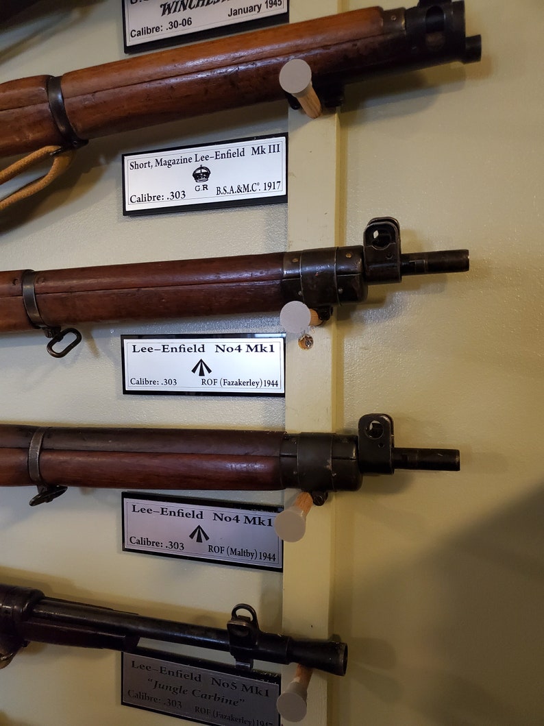 Lee Enfield Custom Rifle Plaque Made to Match YOUR Rifle - Etsy UK