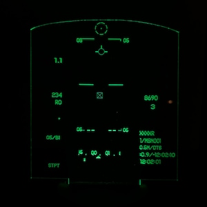 A10 Warthog HUD LED Sign /acrylic Light Heads up Display - Etsy