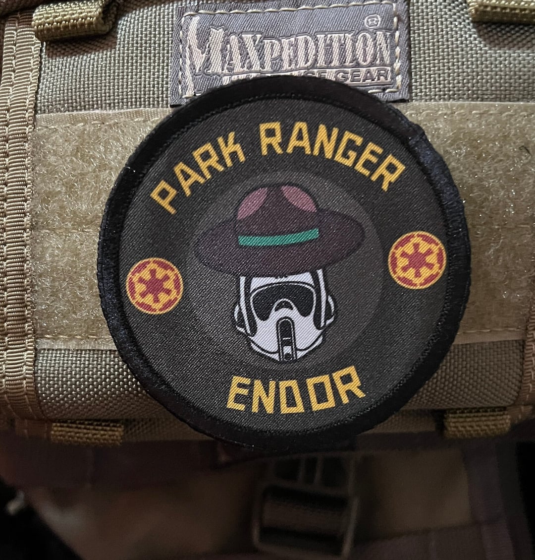 Scout Trooper Park Ranger Endor Morale Patch - Hook and Loop 3'' - Etsy