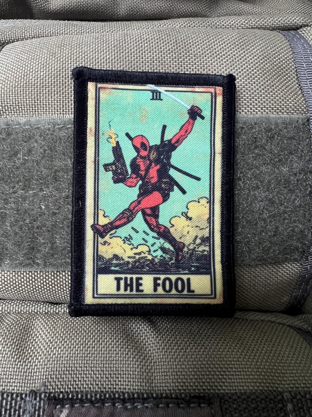 Deadpool 'the Fool' Tarot Card Morale Patch - 2x3" Hook and Loop - Etsy
