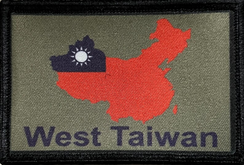 West Taiwan Morale Patch Hook and Loop Custom Patch 2x3 - Etsy