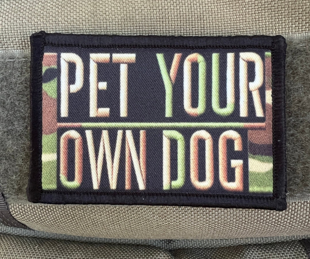 Emotional Support HUMAN Do Not Pet Morale Patch K9, Dog Vest, Canine ...