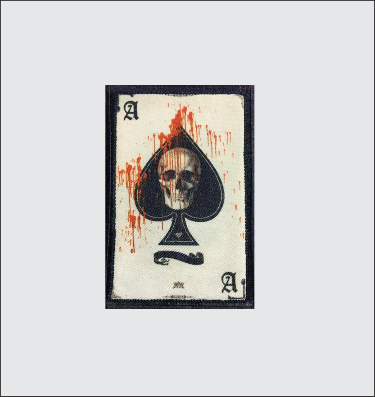 Ace of Spades Death Card Morale Patch Hook and Loop Custom - Etsy Australia