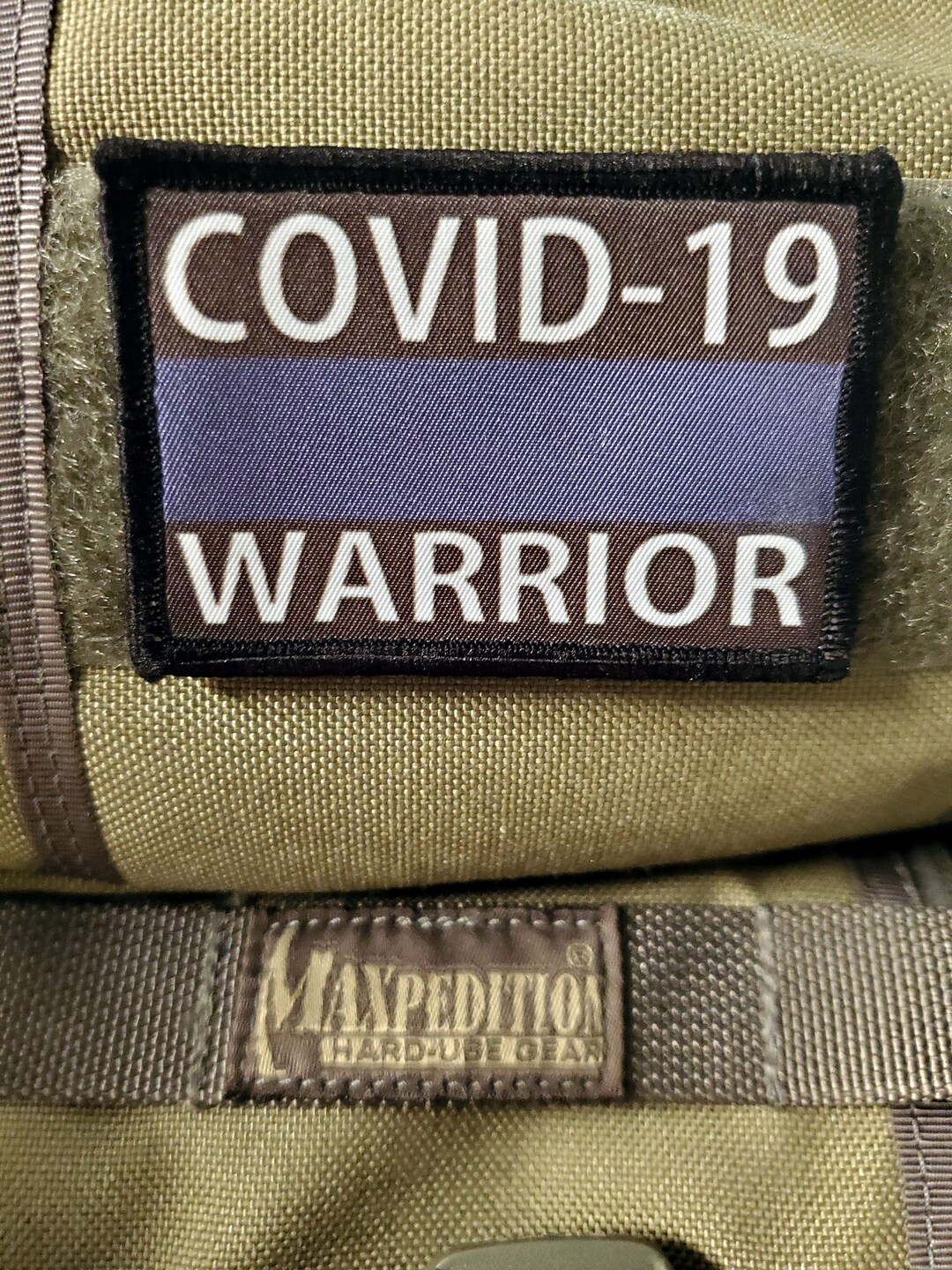 EMT Medic COVID Warrior Morale Patch - Hook and Loop Custom Patch 2x3 ...