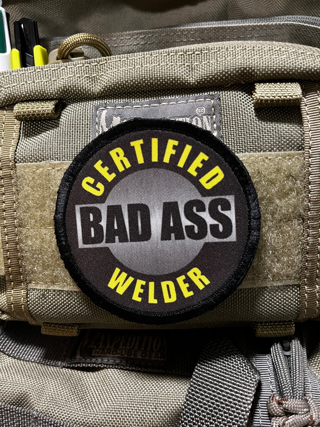 3" Certified Badass Welder Morale Patch Made in the USA! Free Shipping ...
