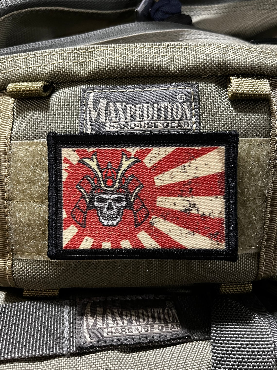 Samurai Skull Rising Sun Morale Patch - 2x3" Hook and Loop - Etsy