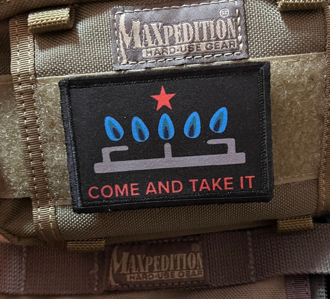 Come and Take It Gas Stove Morale Patch - 2x3" Hook and Loop - Etsy