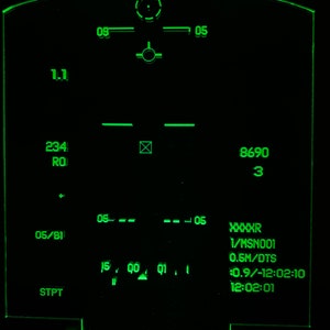 A10 Warthog HUD LED Sign /acrylic Light Heads up Display - Etsy