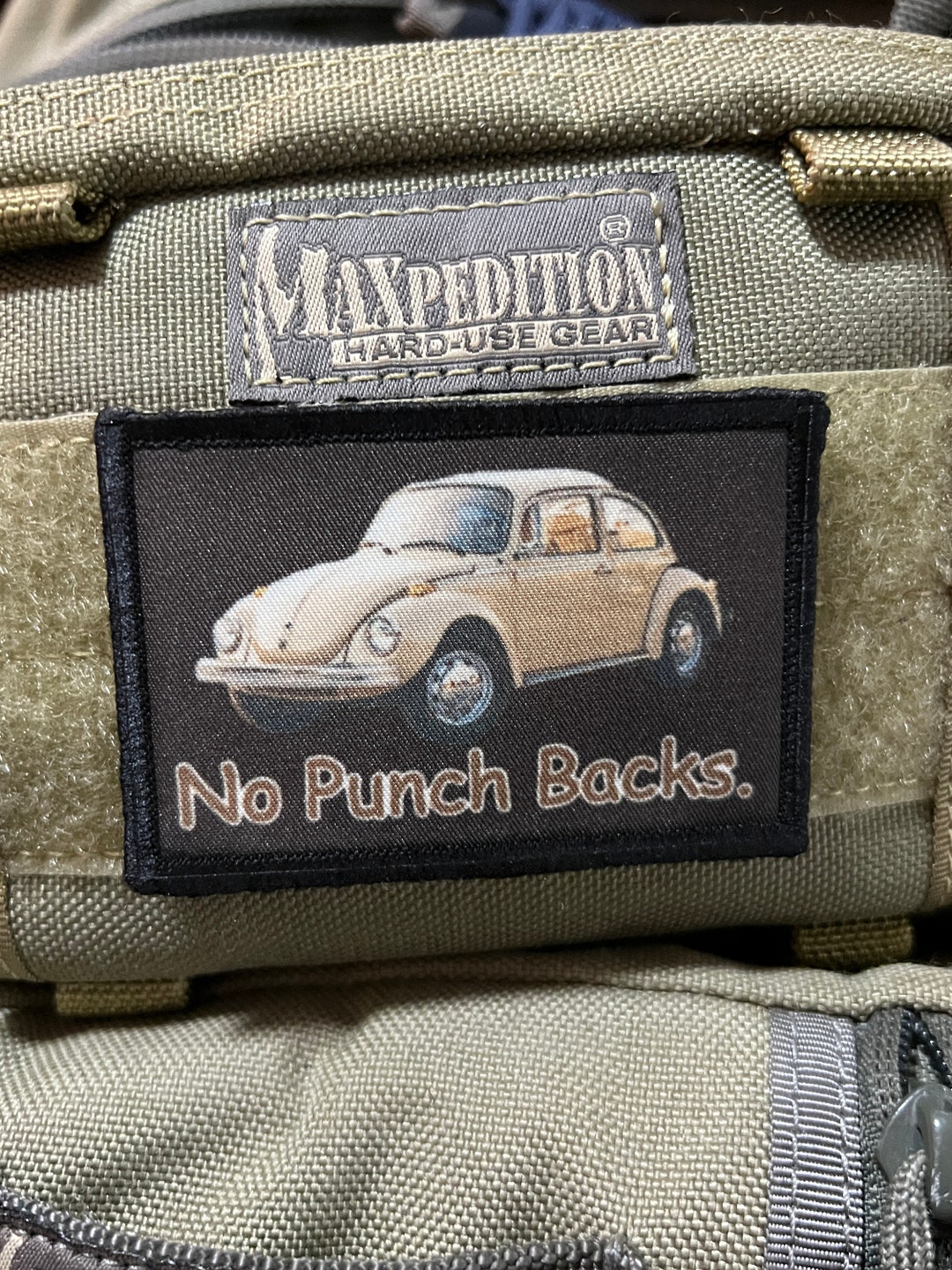 Punch Buggy 'no Punch Backs' Morale Patch - 2x3 Hook and Loop - Made in USA - Etsy