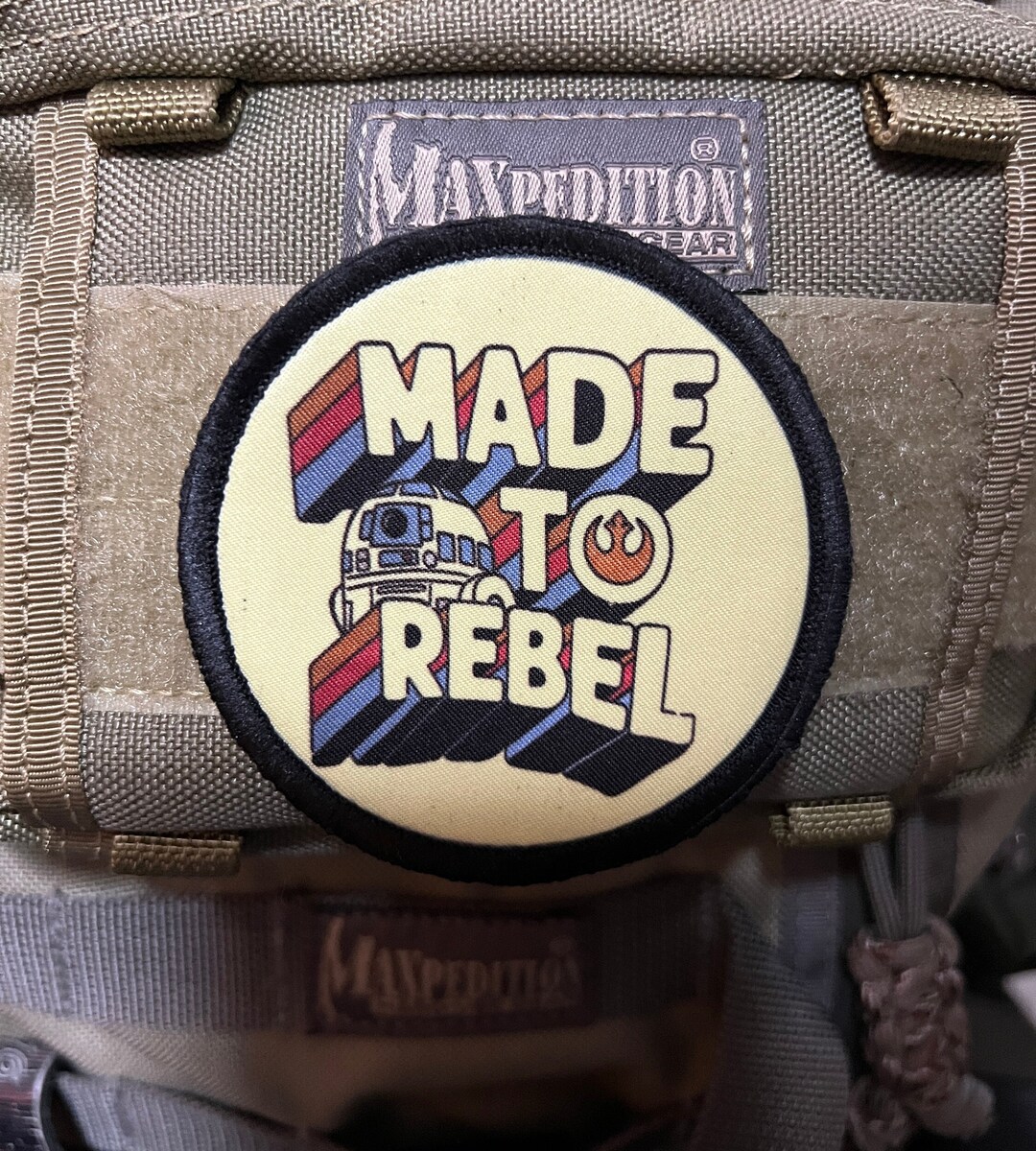 R2D2 Morale Patch: Made to Rebel Tactical Patch - Star Wars USA - Etsy