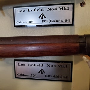 Lee Enfield Custom Rifle Plaque Made to Match YOUR Rifle! - Etsy