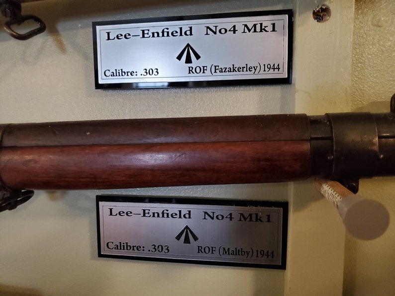 Lee Enfield Custom Rifle Plaque Made to Match YOUR Rifle! - Etsy