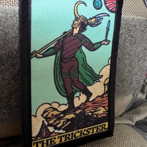 Loki the Trickster Tarot Card Morale Patch- Hook and Loop Custom Patch ...