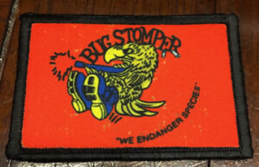 Aliens Movie Bug Stomper Morale Patch- Hook and Loop Patch 2x3" Made in ...