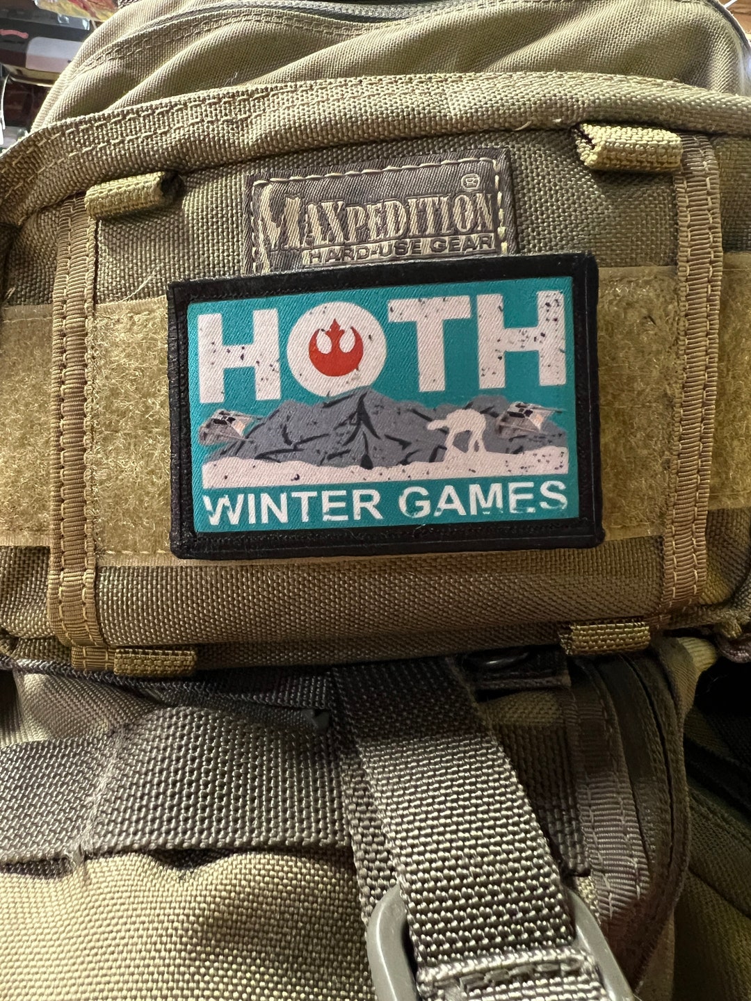 Hoth Winter Games Star Wars Morale Patch- Hook and Loop Patch 2x3" Made ...