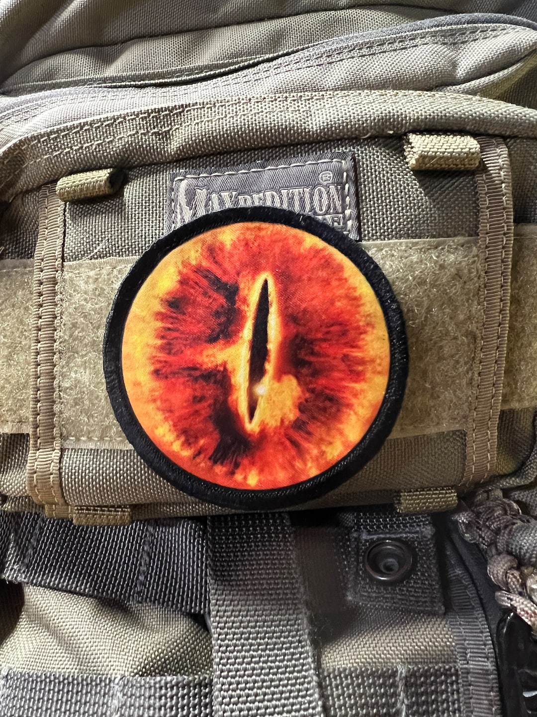 Eye of Sauron Morale Patch- Hook and Loop 2x3" - Etsy
