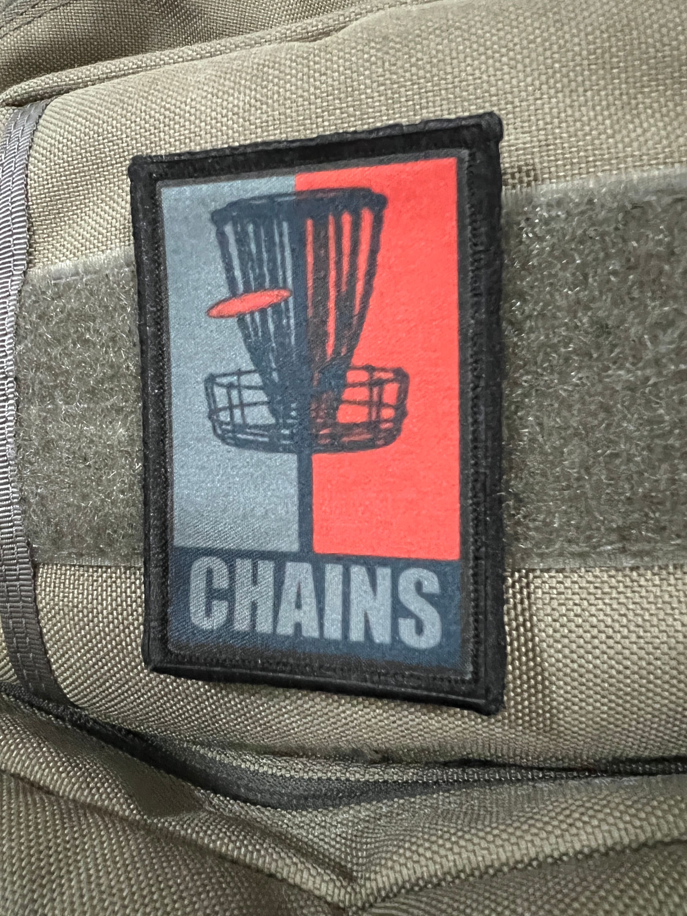 Bang Chains Disc Golf Morale Patch: Custom Hook and Loop, 2x3" - Etsy