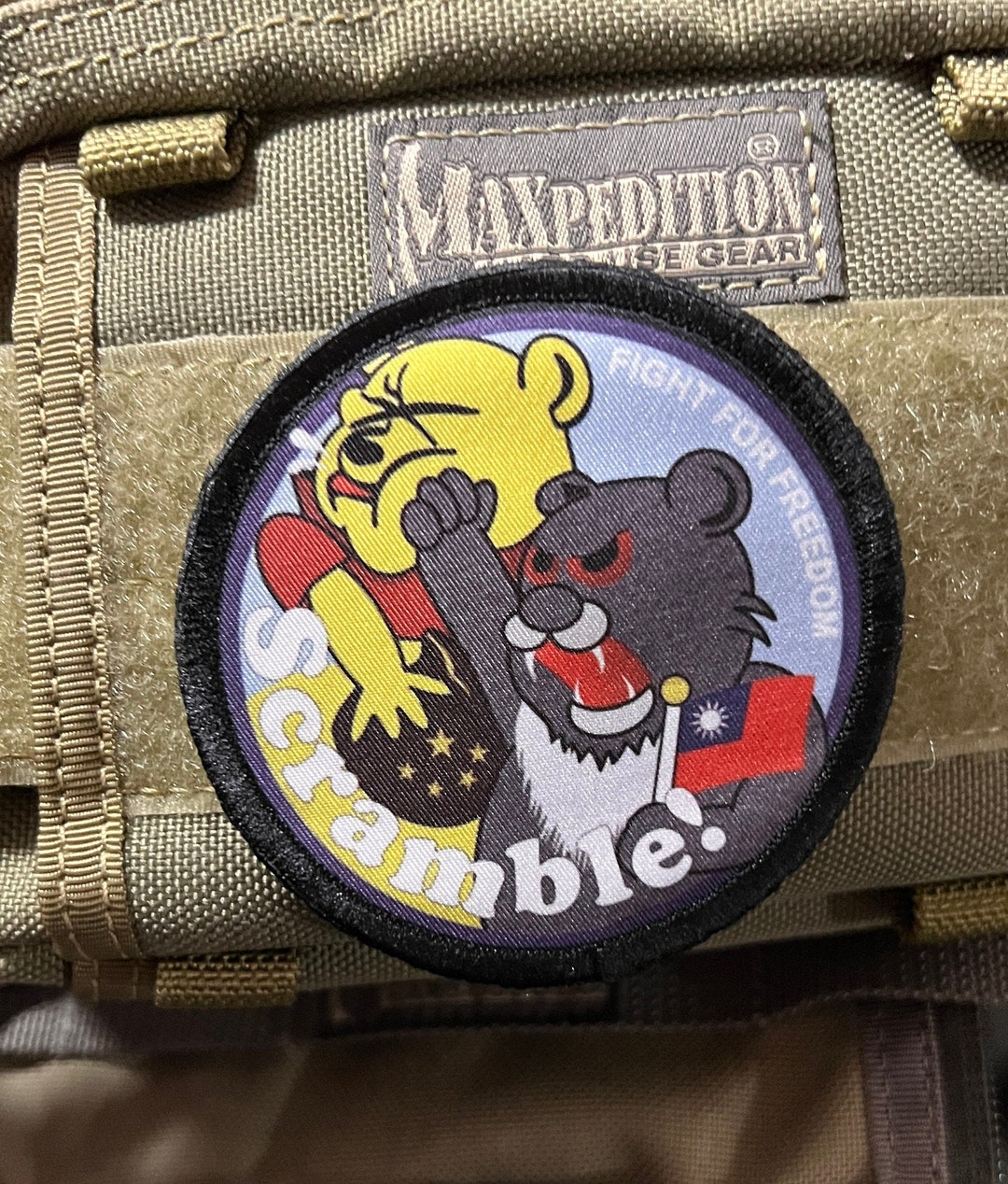 Taiwan Airforce Scramble Morale Patch- Hook and Loop Patch 3" Made in ...