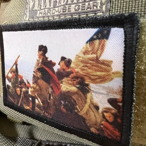 George Washington Crossing the Delaware Morale Patch- Hook and Loop ...